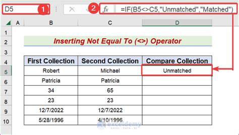 How To Use If Statement With Not Equal To Operator In Excel