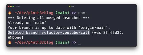 Delete All Merged Git Branches With One Terminal Command