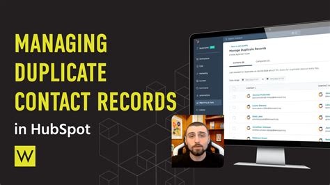 hubspot how to video merge duplicate contact records using ops hub