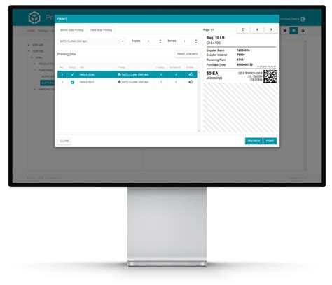 web printing let your partners print labels from sap