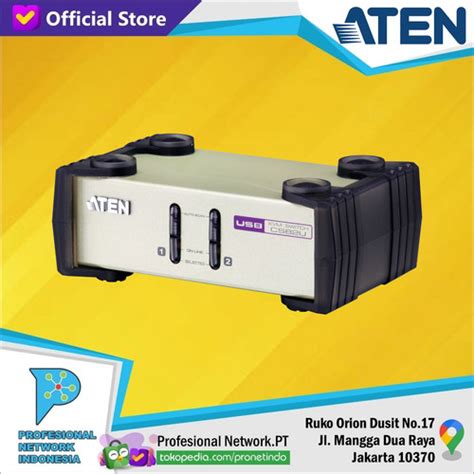 Promo ATEN CS U Port PS USB VGA KVM Switch Cicil X Jakarta Pusat Profesional
