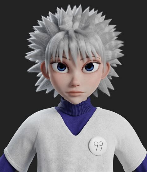 I Made Killua From Hxh Into 3d And I Would Appreciate Some Feedback So What Are Your Thoughts
