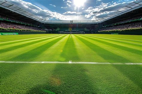 Playing On Grass At Wimbledon And Its Unique Deman Generative Ai Premium Ai Generated Image