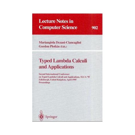 Typed Lambda Calculi And Applications Gebraucht Kaufen