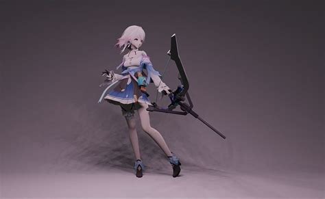 Anime Character Hsr March 7th 3d Model Cgtrader