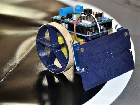Push E Mini Sumo Simple Arduino Sumo Bot Test By Rtheiss 3d Model