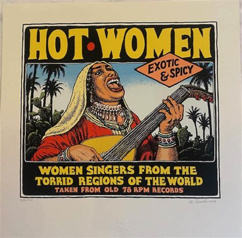 Robert Crumb Hot Women Sérigraphie 2014 Original Signature Etsy