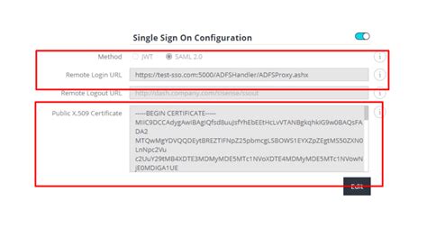 Setting Up SSO SAML With ADFS Setting Up SSO SAML With ADFS