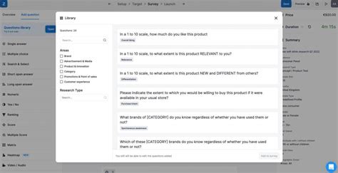 Monadic Test Surveys Zinklar