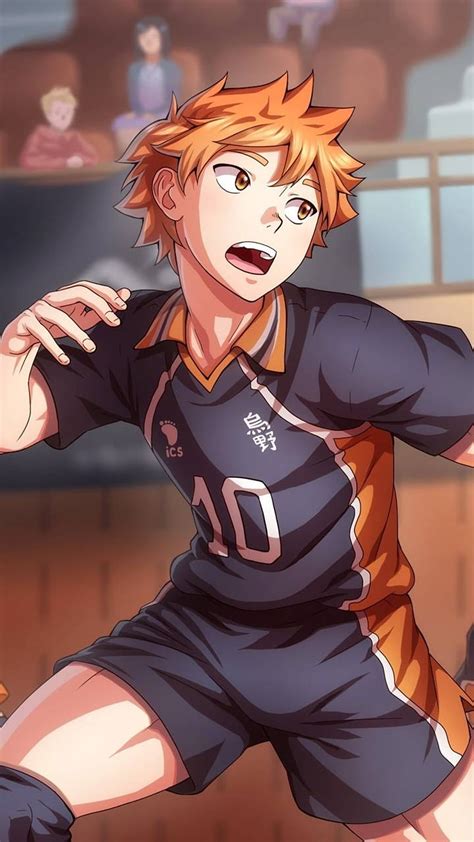 1366x768px 720p Free Download Shoyo Hinata Orange Maincharacter