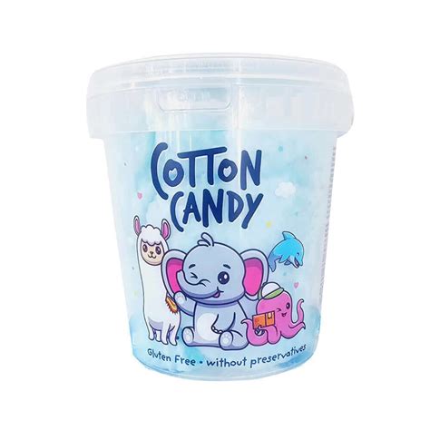 Cotton Candy Bucket Bubblegum 50g