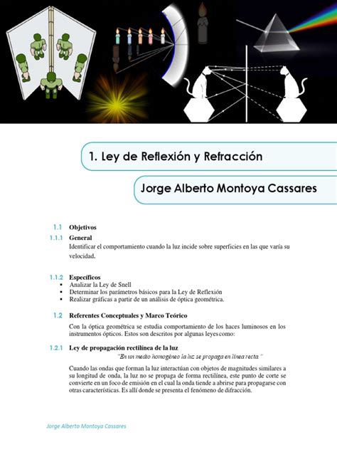 Ley De Reflexión Y Refracción Descargar Gratis Pdf Refracción Óptica