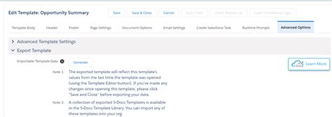 overview the s docs template editor s docs knowledge base