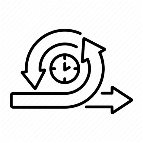 Agile Workflow Iteration Efficiency Flow Cycle Icon Download On Iconfinder