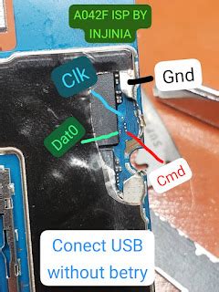 A F ISP PINOUT UFI Software Injinia