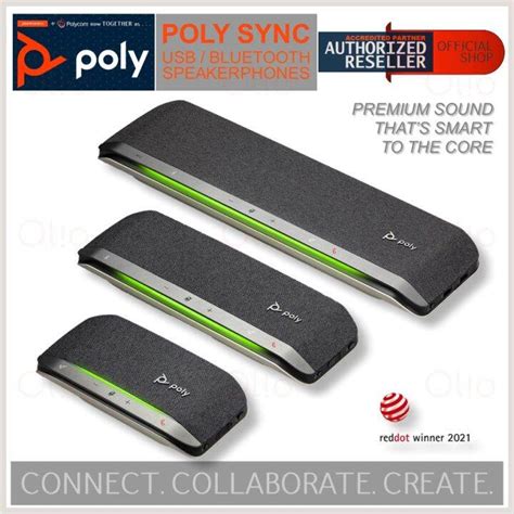 POLY Plantronics SYNC 20 SYNC 40 SYNC 60 SPEAKERPHONES USB Wireless Bluetooth Full