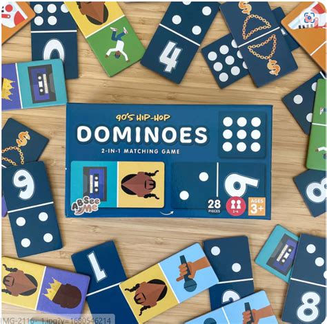 90s Hip Hop Counting Dominoes The Learning World