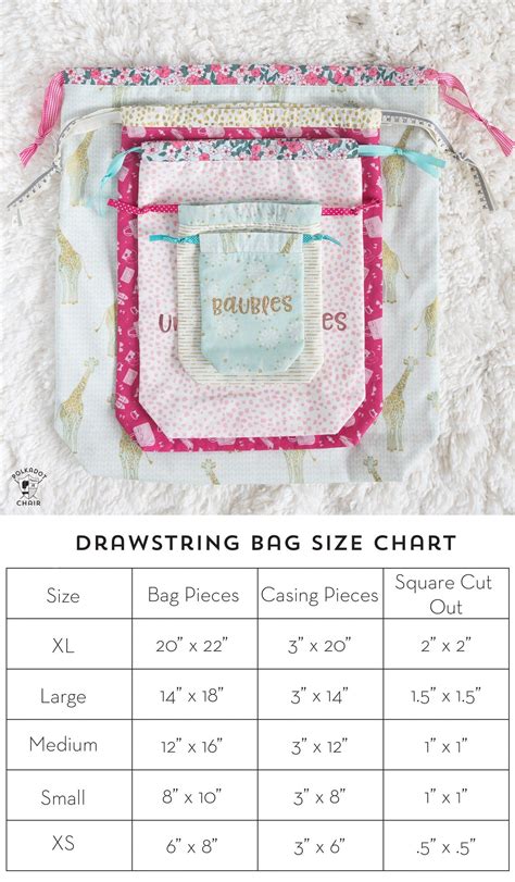 Drawstring Bag Sewing Pattern Free Artofit