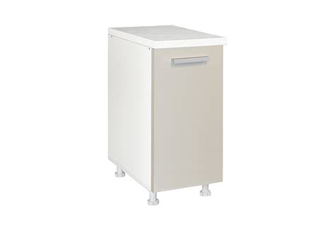 Кухненски шкаф долен с една врата In D40 K пясък мат • Модулна кухня In пясък мат • Мебели Монема