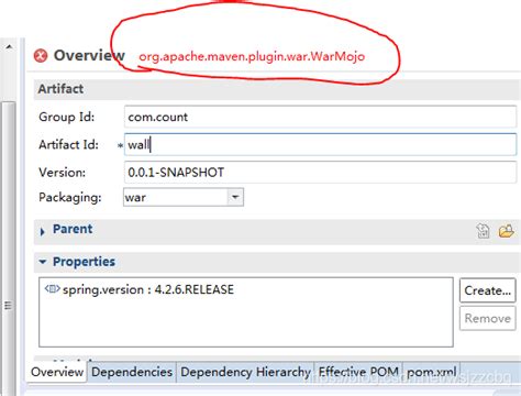 Pom 文件报错 Orgapachemavenpluginwarwarmojoerror Injecting Orgapachemavenpluginwarwarmo