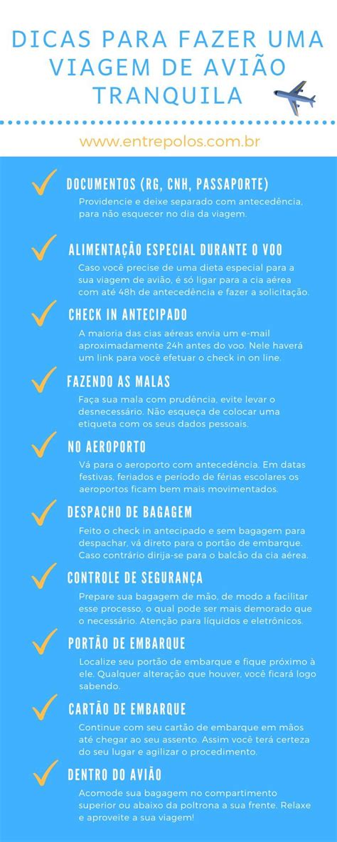10 Dicas Para Fazer Uma Viagem De Avião Tranquila Entre Polos Viagem Aviao Viagem Agencia
