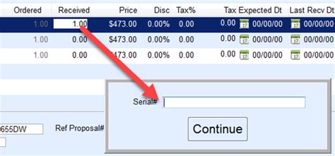 Purchase Orders And Serialized Inventory Items Energy Force Help Center