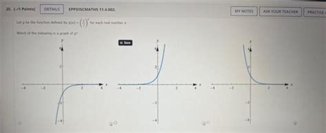 Solved Let G Be The Function Defined By G X For Each Chegg Com