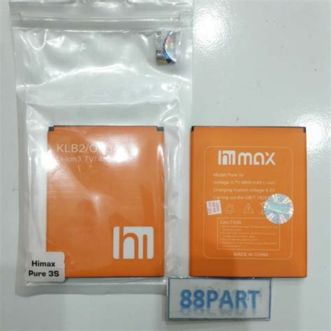 Jual BATERAI HIMAX PURE S KLB ON ORI NEW Shopee Indonesia