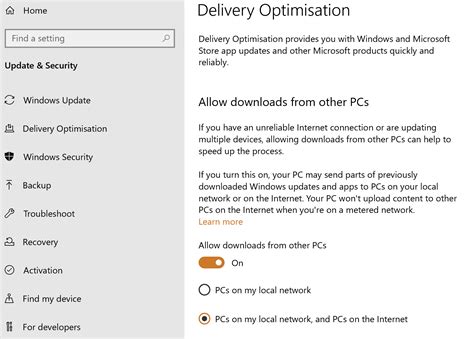 is windows update delivery optimization perfectly safe for your pc