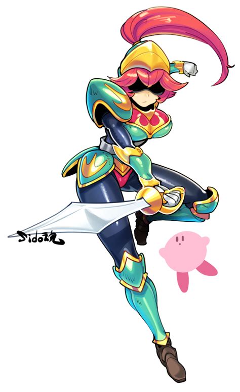 Kirby And Blade Knight Kirby Drawn By Sido Slipknot Danbooru
