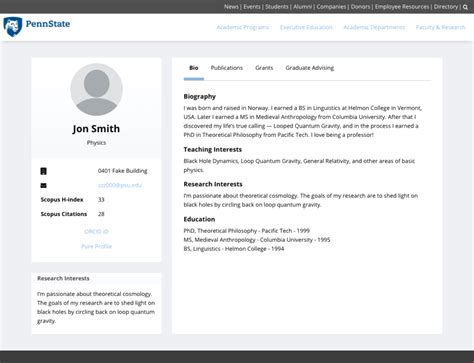 Research Information Management System Organize Faculty Data