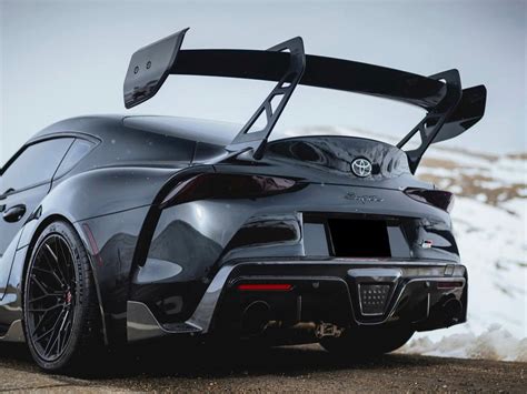 Toyota Supra A90 Ad Spoiler Swan Neck Gt Wing Carbon T1631 Et Super Sport