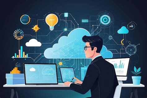 Premium Photo Business Man Or Engineer Use Ai Or Artificial