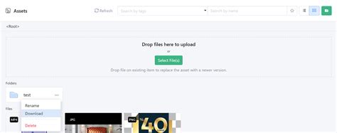 Implemented Batch Asset Download Implemented Features Squidex Support