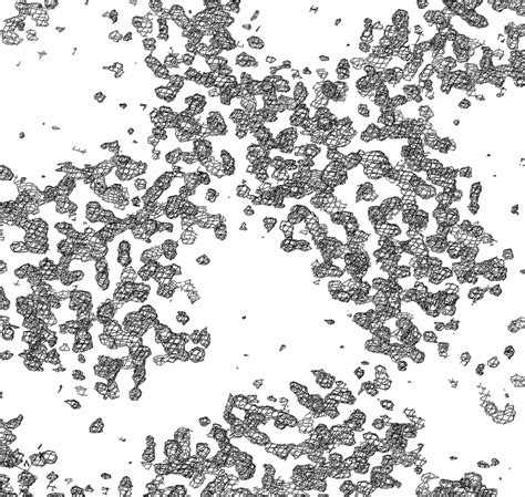 Experimental Electron Density Map After Density Modification The Map Download Scientific