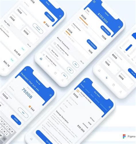 Internet Provider App Ui Kit Psd Ui Kit App User Interface Ui Kit Psd