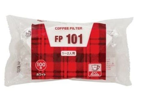 Filtro De CafÉ Fp 101 Kalita Branco C 100 Coffee Lab