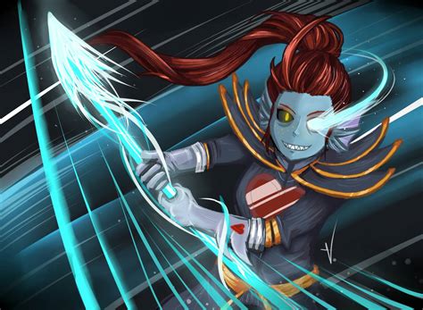 Undyne The Undying By Envandrare Undyne The Undying Undertale персонажи Undertale