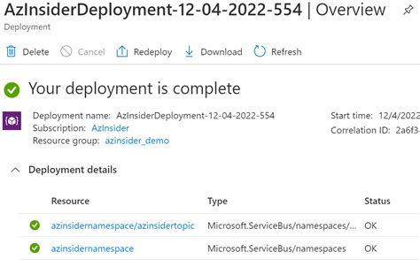 Deploy Azure Service Bus Namespace And Topic Using Bicep Language