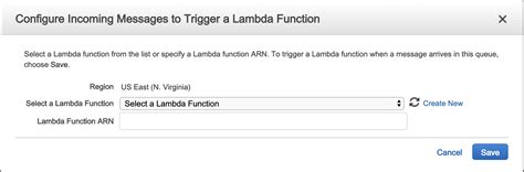 amazon web services how to trigger lambda when messages published to