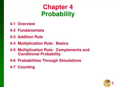PPT Chapter Probability PowerPoint Presentation Free Download ID