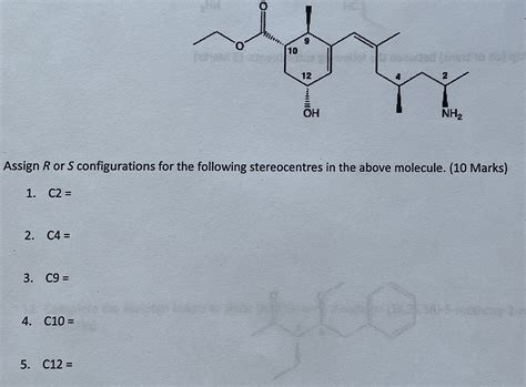 Solved Assign R Or S Configurations For The Following Chegg