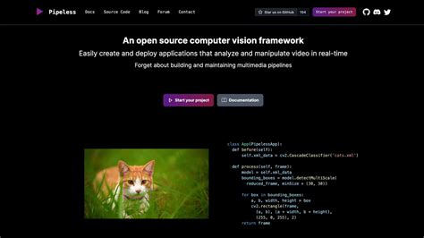 Pipeless An Open Source Computer Vision Framework