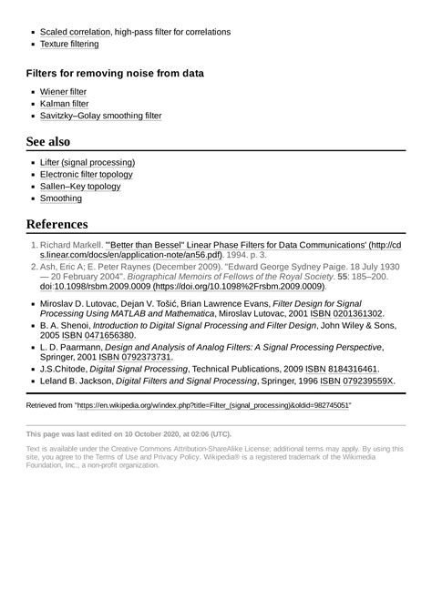 filter signal processing pdf