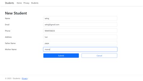 Github Sehajbirsingh Students Management Web App Simple Web App To Manage Student Data And