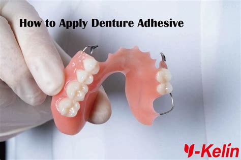How To Apply Denture Adhesive Its Dental