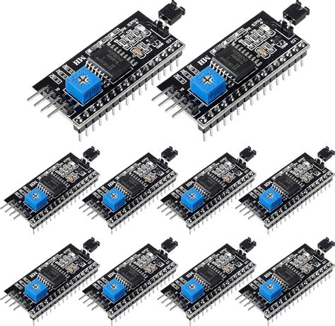 Jp 10個 Iic I2c Twi シリアルインターフェースボード 2004 1602 Lcd ディスプレイ Iic I2c アダプター Iicシリアルインターフェース