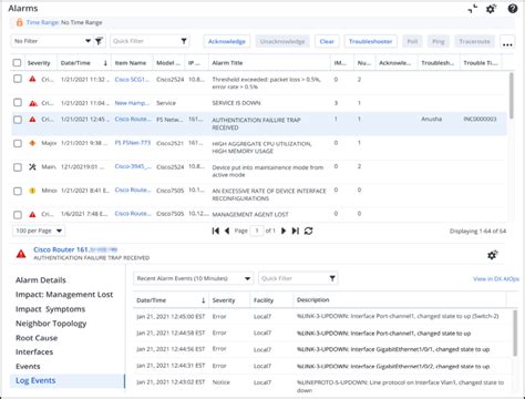 dx netops accelerates triage delivering contextual access to syslog
