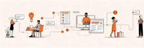 Freelance Client Workflow Infographic Illustrating The Process From Inquiry To Delivery In Clear