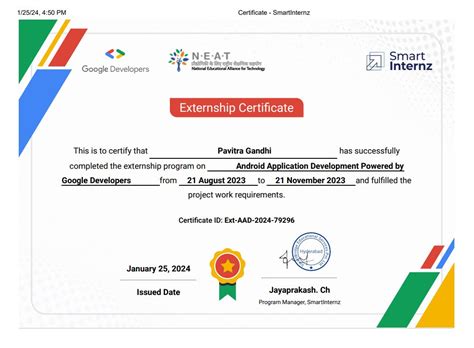 Pavitra Gandhi On Linkedin Im Happy To Share That Ive Obtained A New